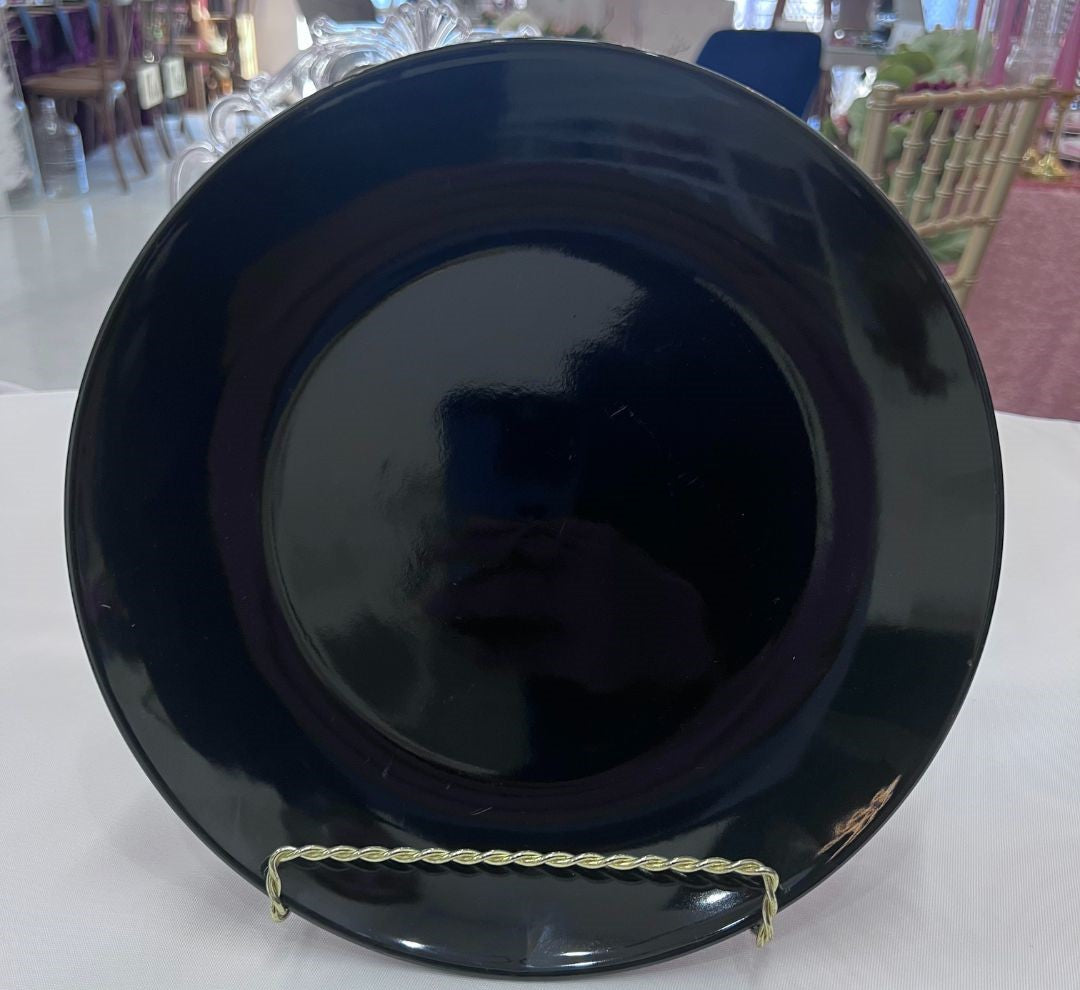 Black Dinner Plates – Infinity Events & Decor