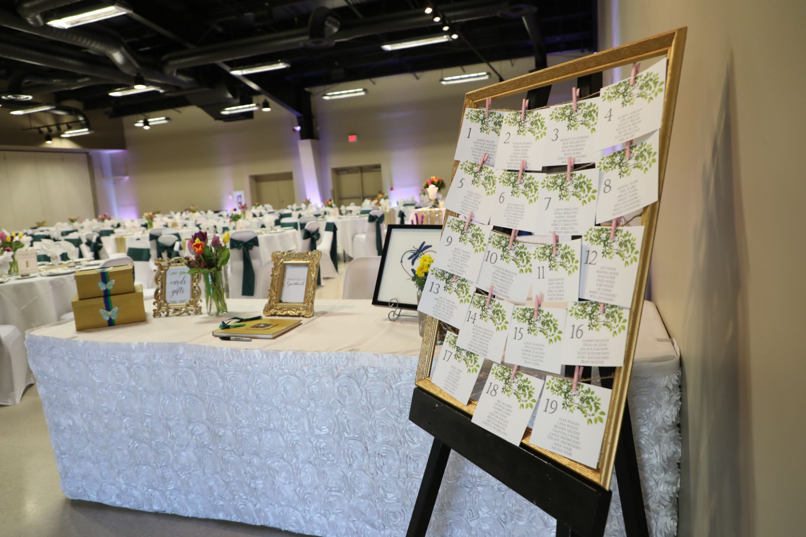 Seating Chart - Gold Frame – Infinity Events & Decor