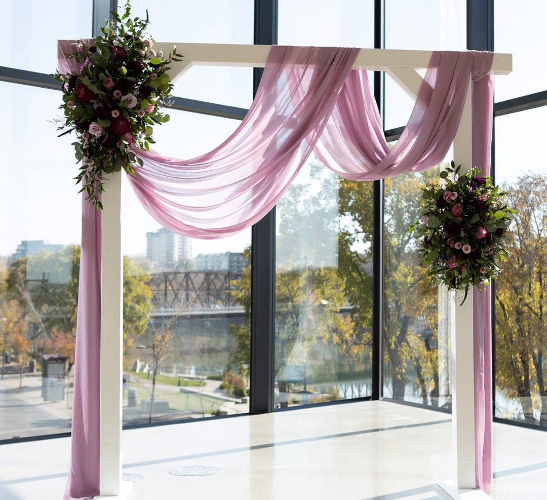 White Wood Rectangular Arch – Infinity Events & Decor