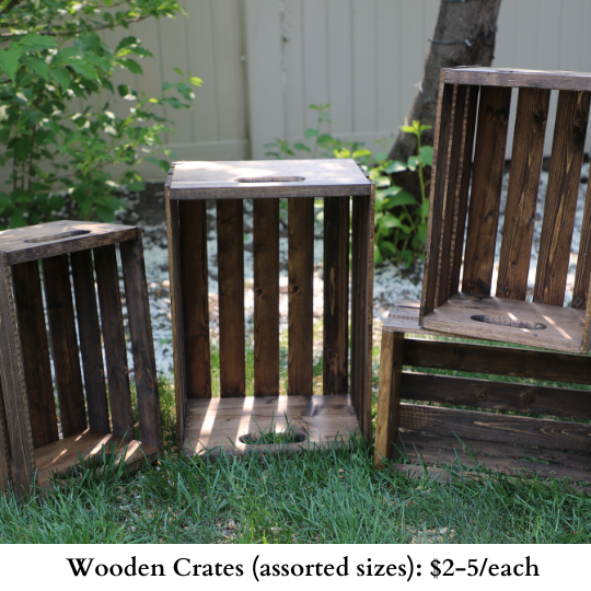 Wooden Crates – Infinity Events & Decor