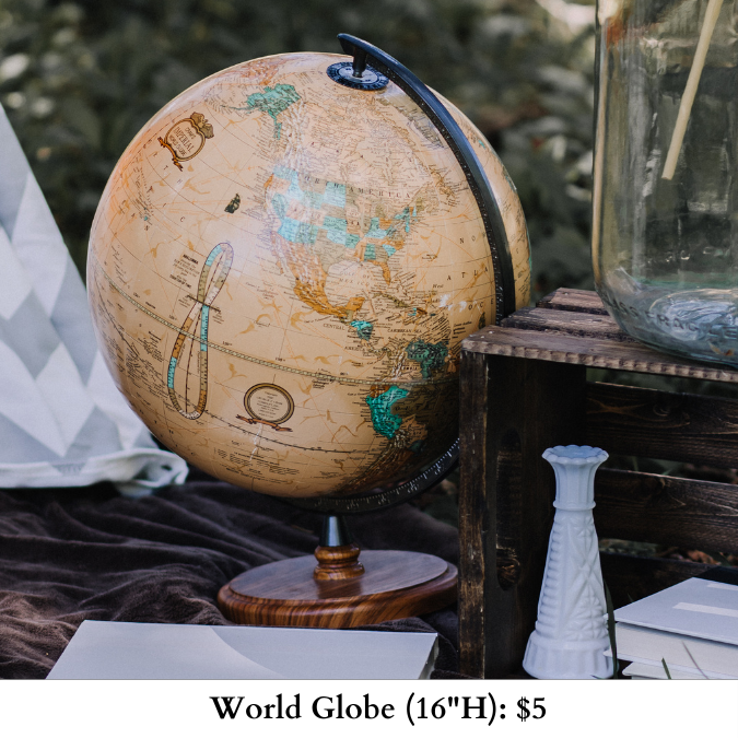 World Globe – Infinity Events & Decor
